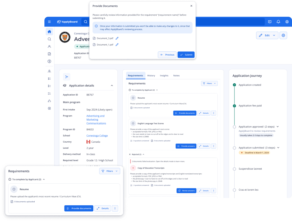 What is New in Application Experience - ApplyBoard